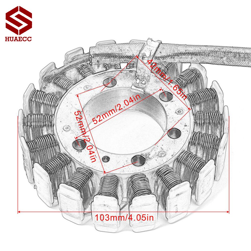 Motorcycle Alternator Stator Coil for Honda CN250 ... – Grandado