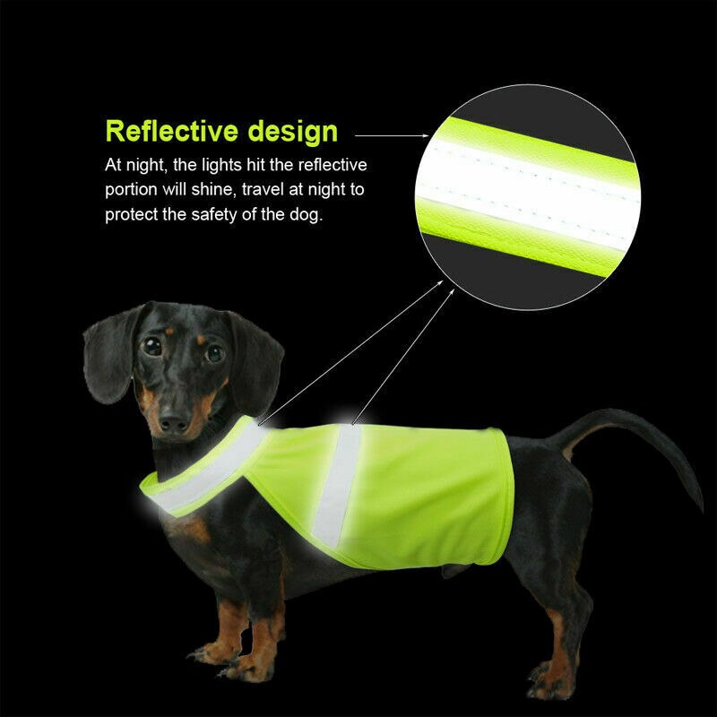 Reflective Dog Vest Clothes High Visibility Small ... – Grandado