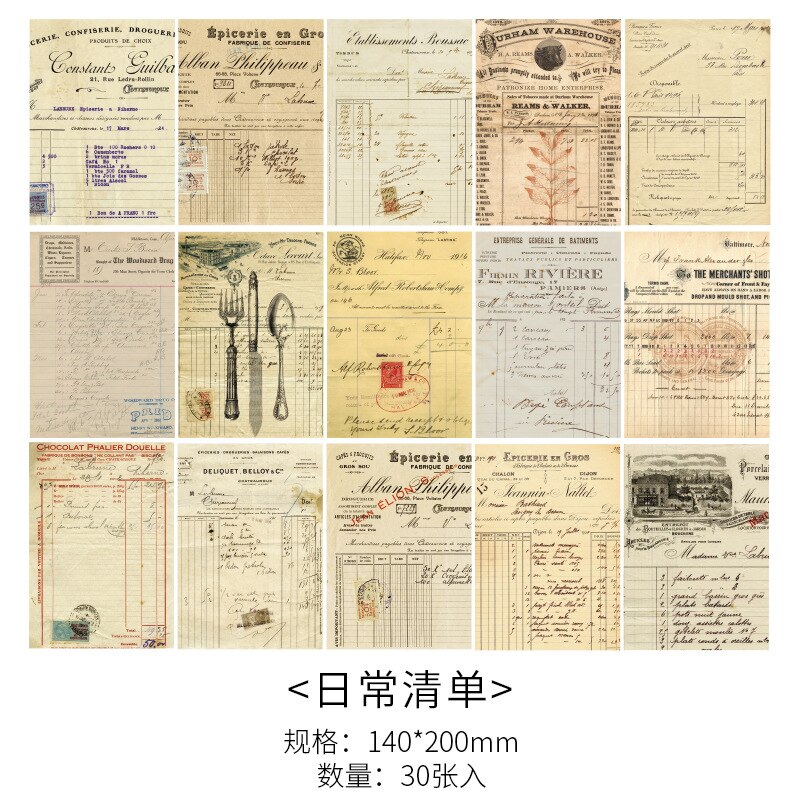 Retro Poster Newspaper Collage Material Paper Junk... – Grandado