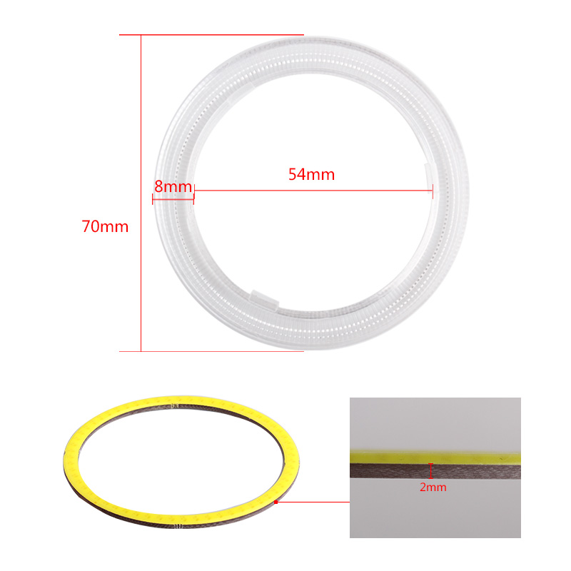 2pcs COB Halo Ring Bulb Car LED Angel Eyes Light D... – Grandado