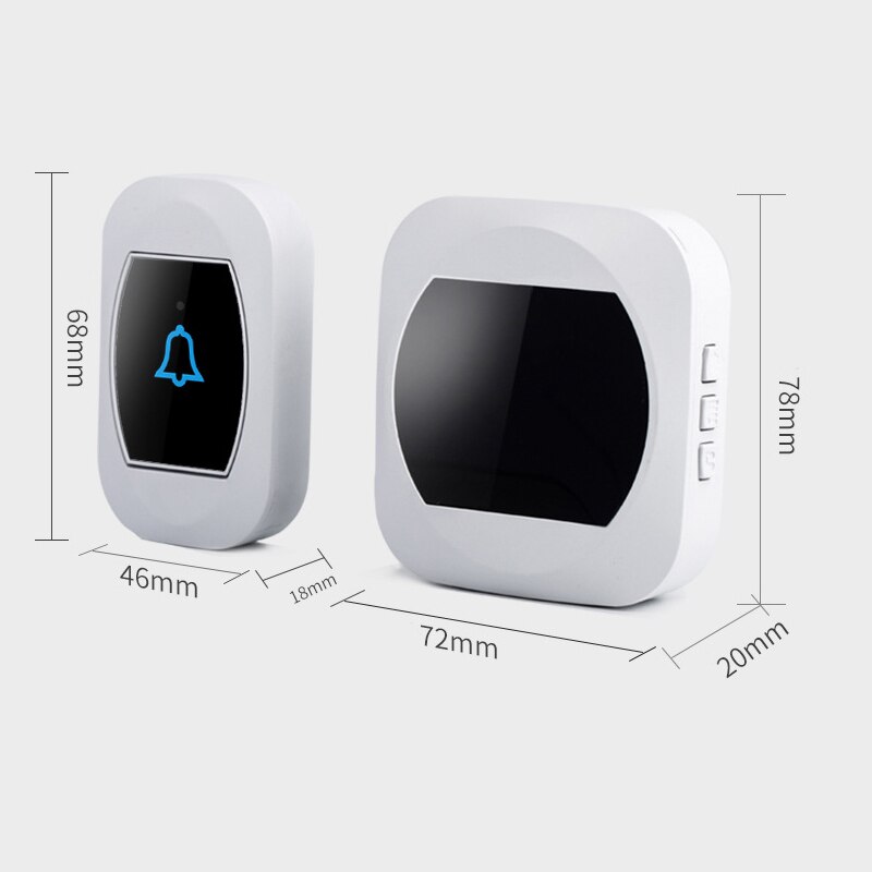 Smart Home Wireless Doorbell with Door Number + Cl... – Grandado