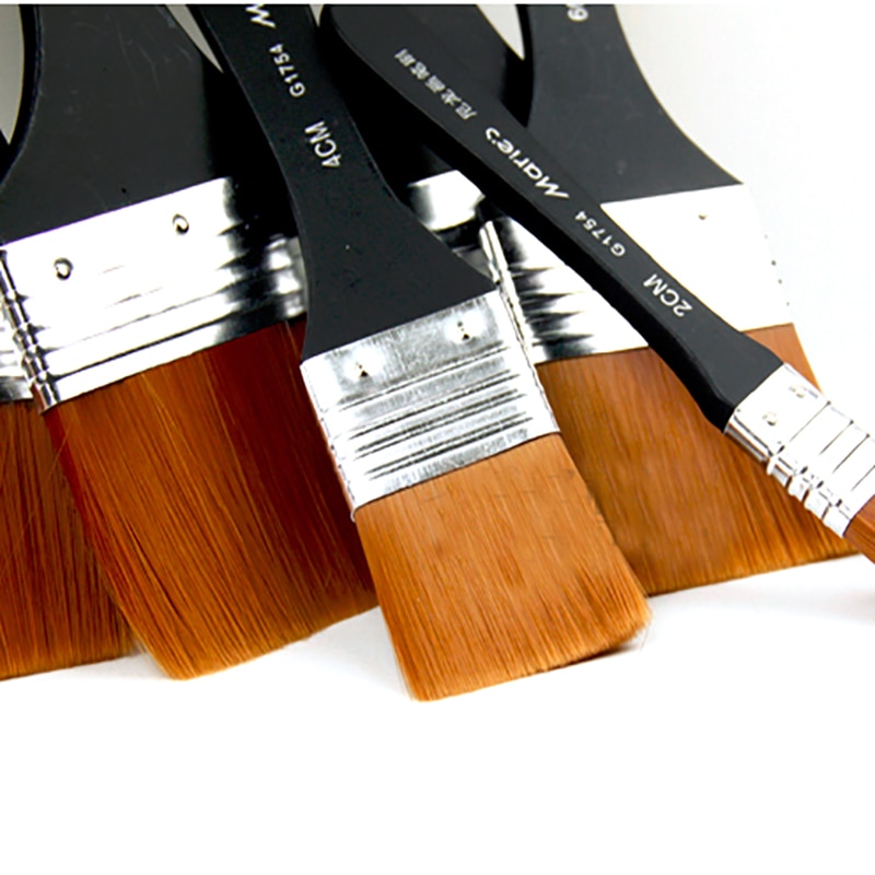 6 Stijlen Maries Aquarel Olie Art Verf Borstel Nyl... – Grandado