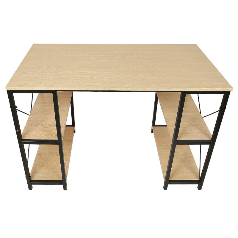 2/4 Shelves Steel-wood Structure Desk Practical Sp... – Grandado