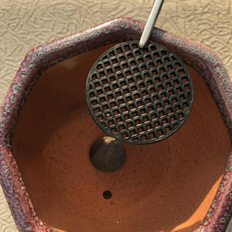 50 Pcs Flower Pot Hole Mesh Pad Bonsai Pot Bottom ... – Grandado