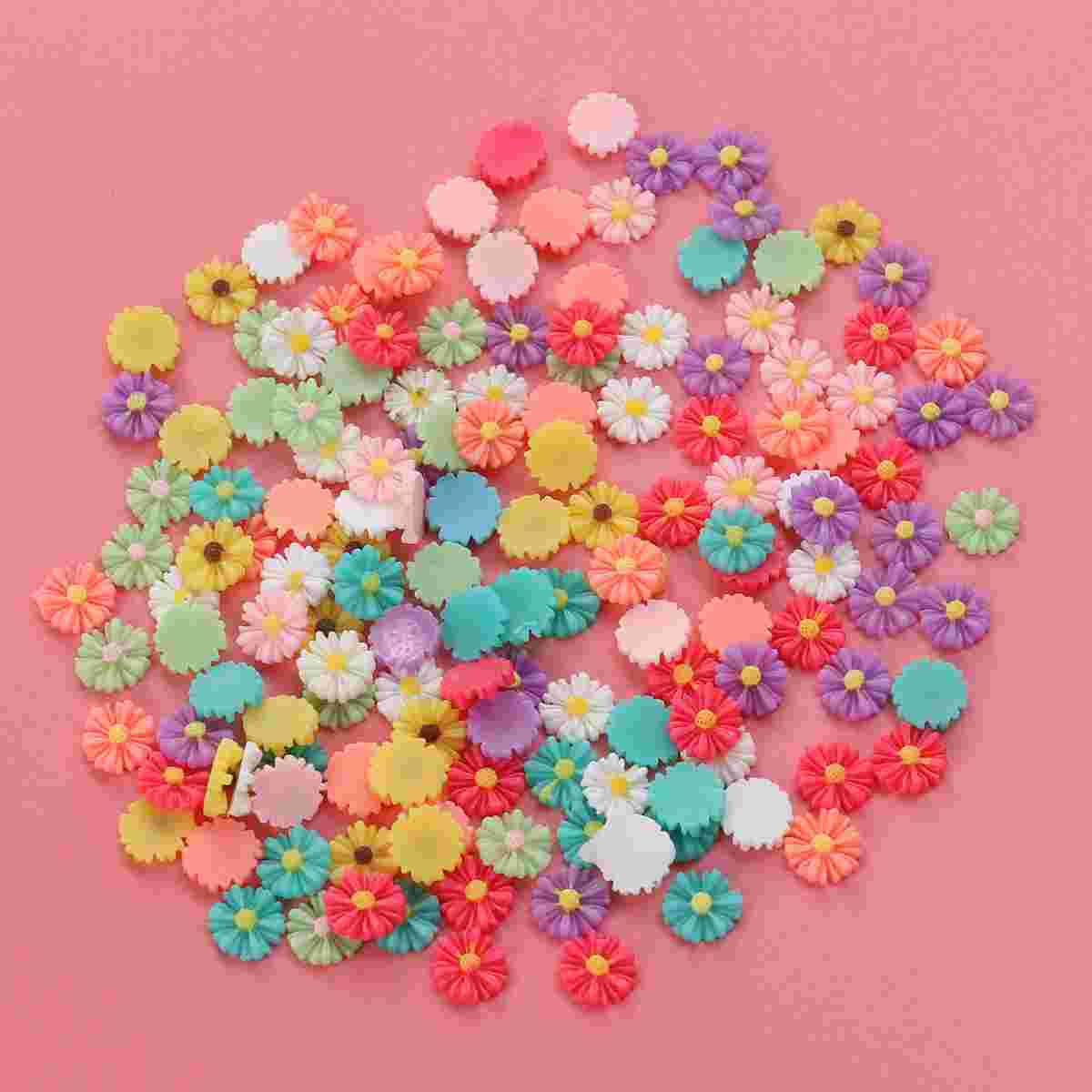 160pcs Tiny DIY 9MM Daisy Flower Resin Flatback fo... – Vicedeal