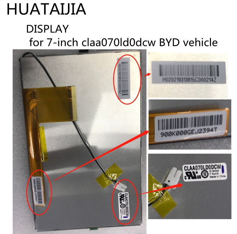 Lcd display original Chinese 7-inch claa070ld0dcw ... – Grandado