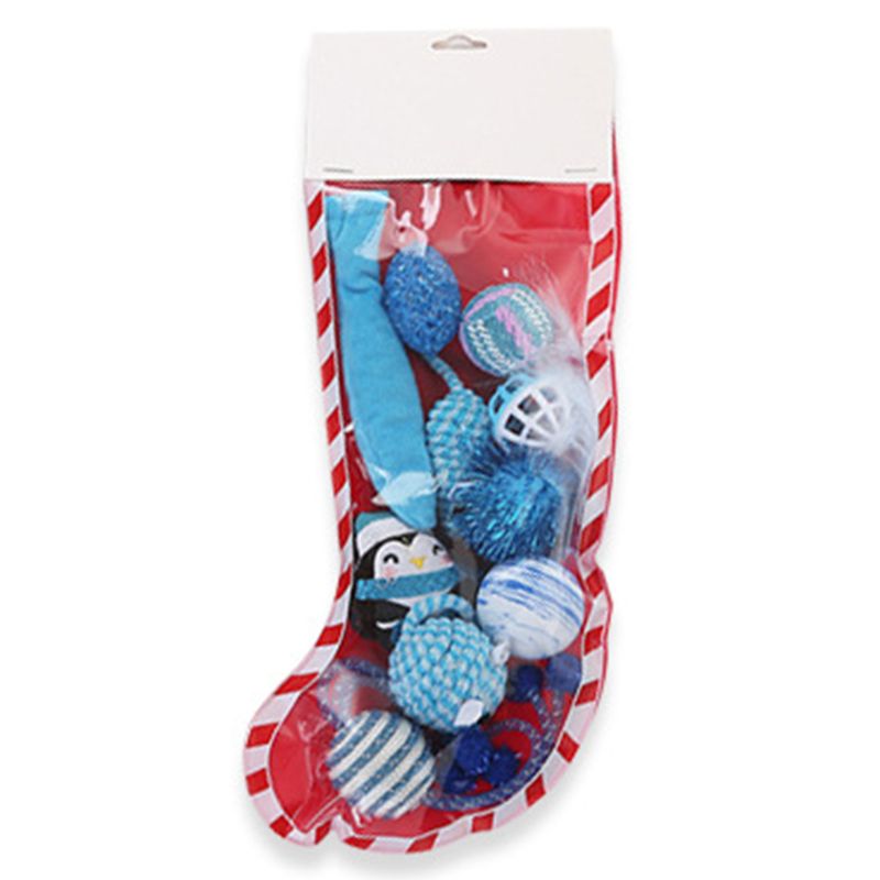 Pet Christmas Combination Kitten Scratching Sock S... – Grandado