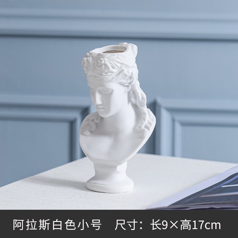 David sculpture plaster head makeup pen rinse birt... – Grandado