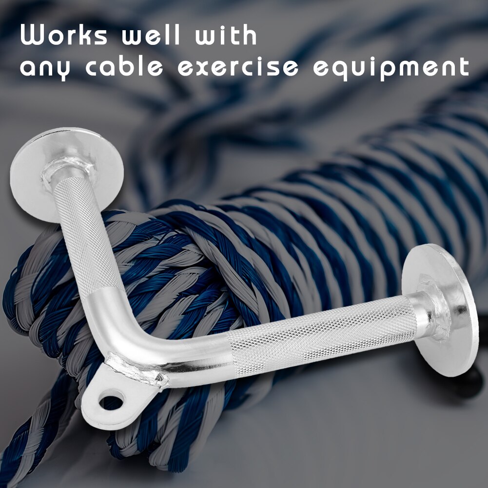 Slidstærkt rustfrit stål tricep v-formet barhåndtag hjemme gym ...