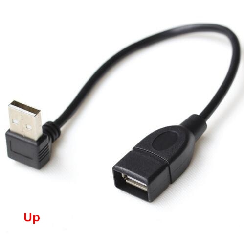 10cm 20cm USB 2.0 A Male to Female 90 Angled Exten... – Grandado