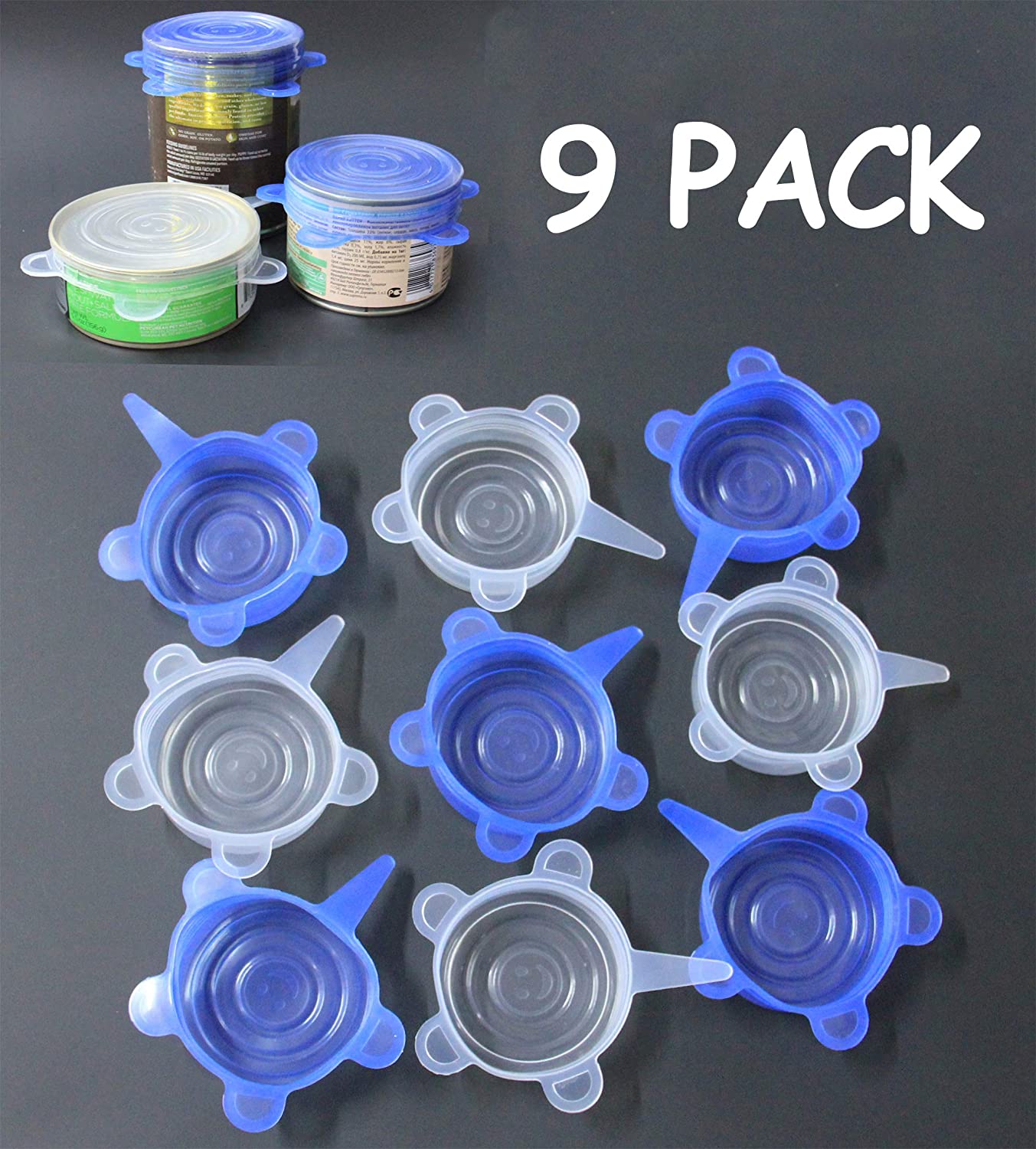 Pet Food Can Lids, Silicone Stretch Can Lids Cover... – Grandado