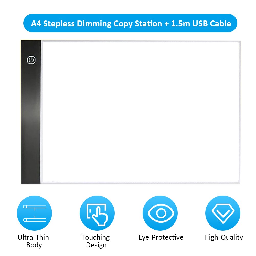 A4 Ultra-Dunne Led Licht Pad Usb Aangedreven Schil... – Grandado