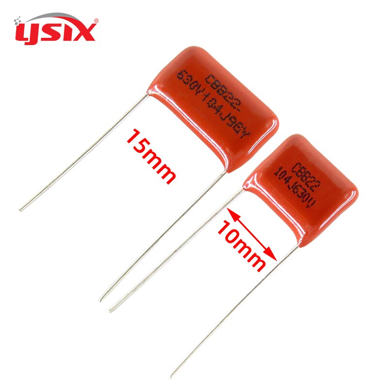10pcs 630V104J pitch 10mm/15mm 0.1F 100nf 104J630V... – Grandado