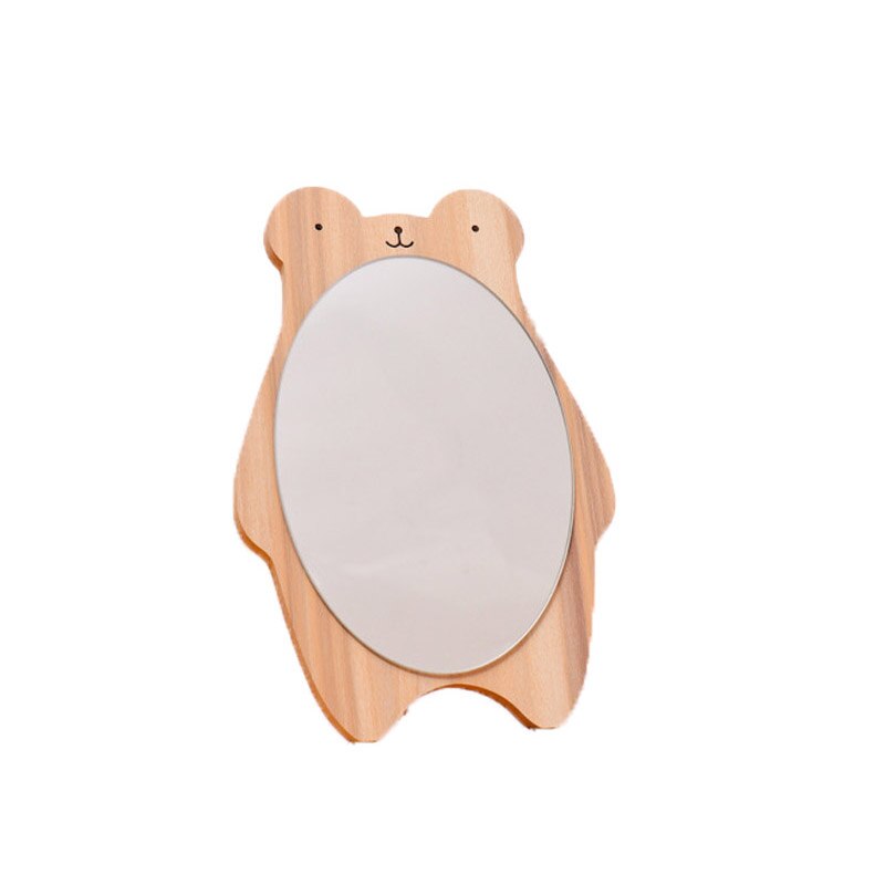 Quail 8 Inches Carton Animal Elk / Bear Mirror,Woo... – Grandado