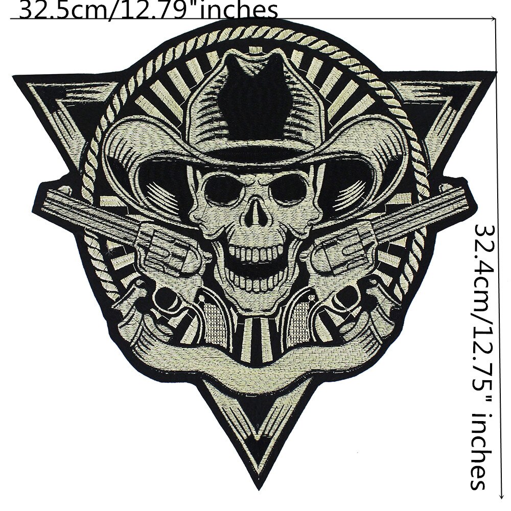 Rit Of Sterven Biker Patch Voor Jas Backing, Punk ... – Vicedeal
