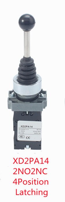 2NO 2 Position Latch XD2-PA12 PA14 rocker joystick... – Vicedeal