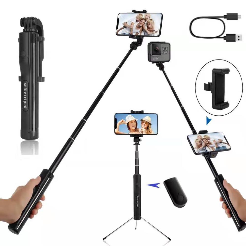 Selfie Stick Stativ Bluetooth, erweiterbar Telefon... – Vicedeal