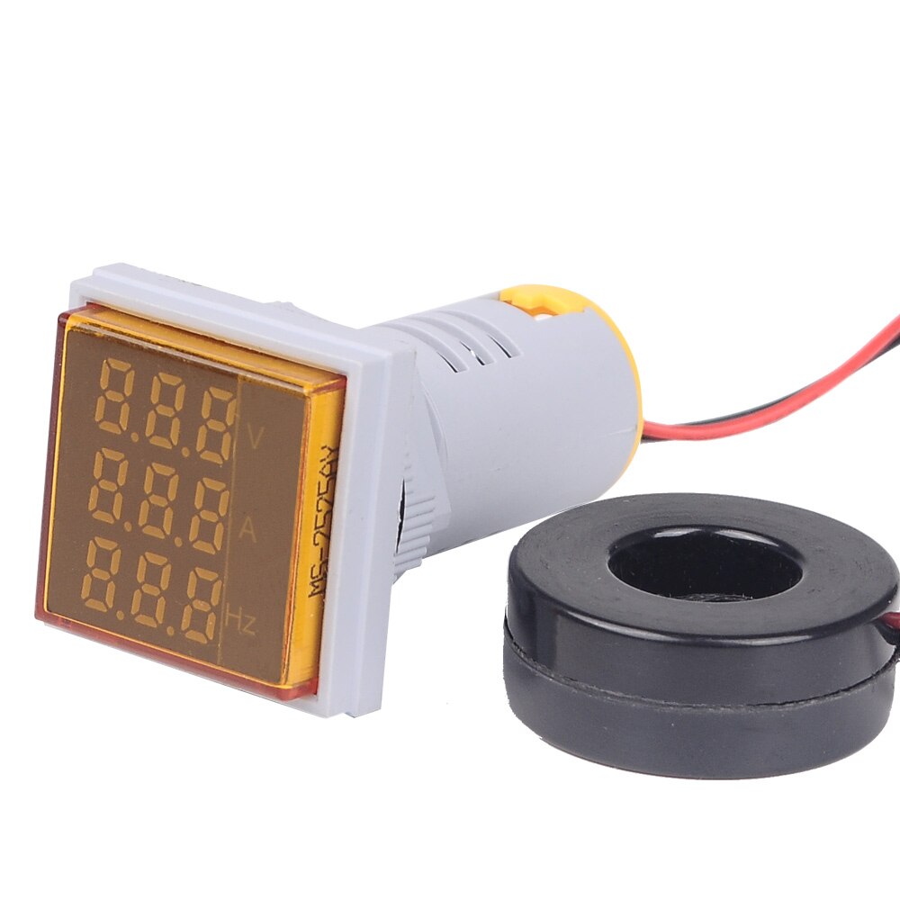 3in1 AC Voltmeter Ammeter Hz Current Frequency Pan... – Grandado