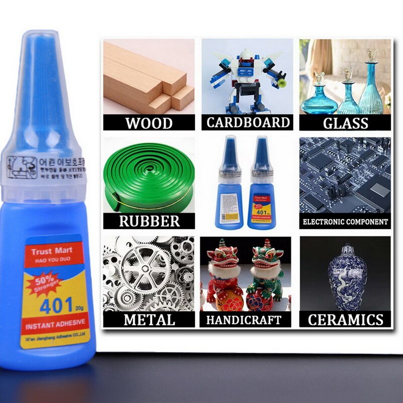 401 Rapid Fix Instant Fast Adhesive 20g Bottle Str... – Grandado