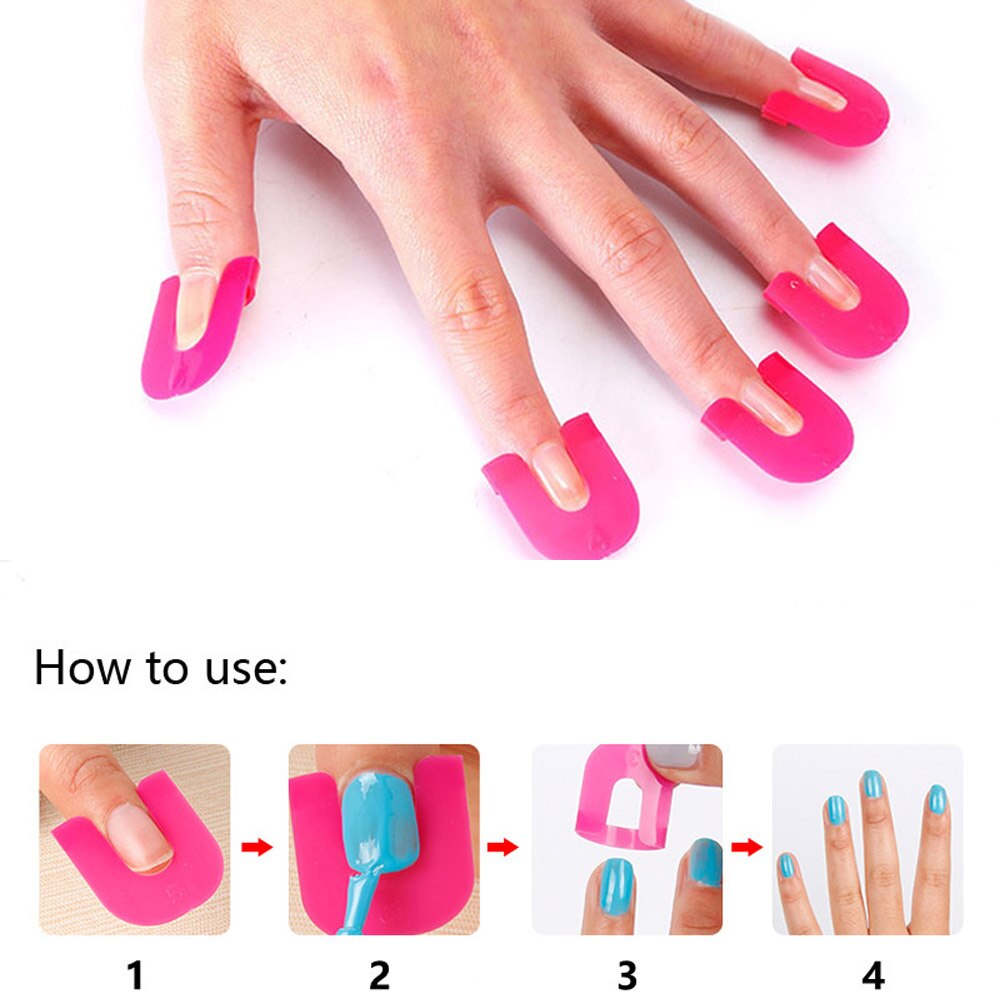 26Pcs, plastic Nail Forms Clip Nail Extension Edge... – Vicedeal