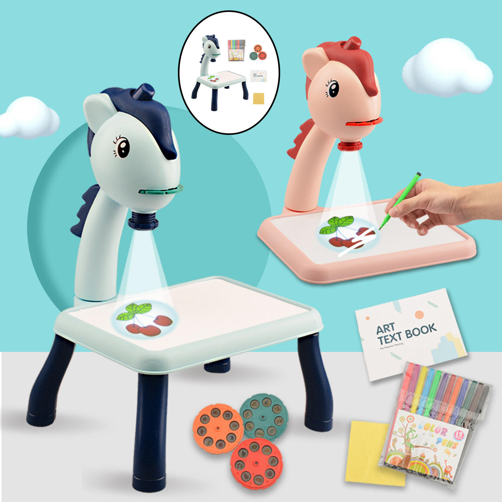 LED Drawing Painting Projector Trace and Draw Lear... – Grandado