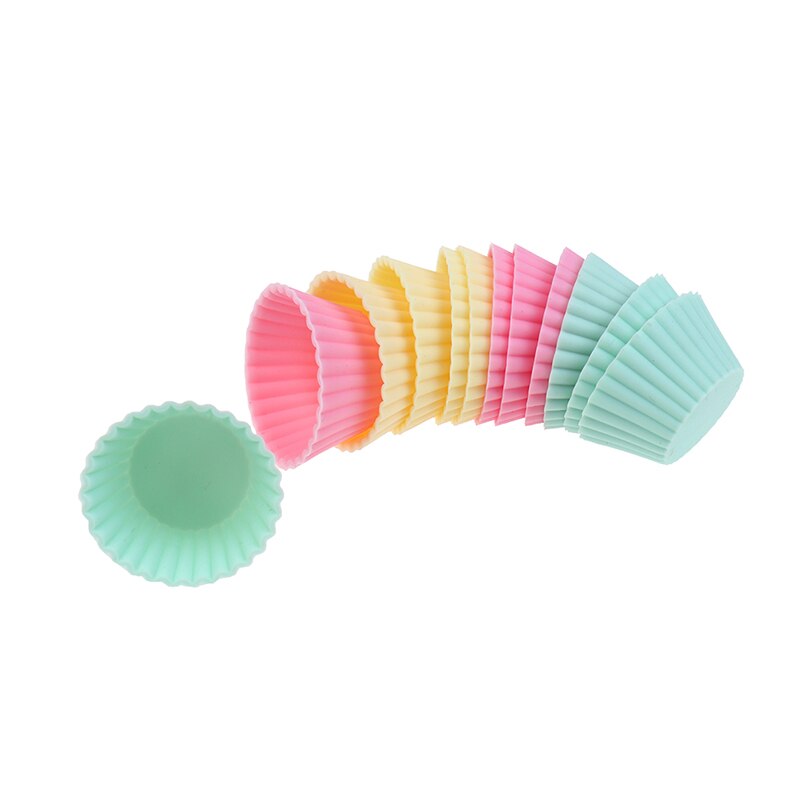 12 Pcs Siliconen Cake Cupcake Cup Cake Tool Bakvor... – Grandado