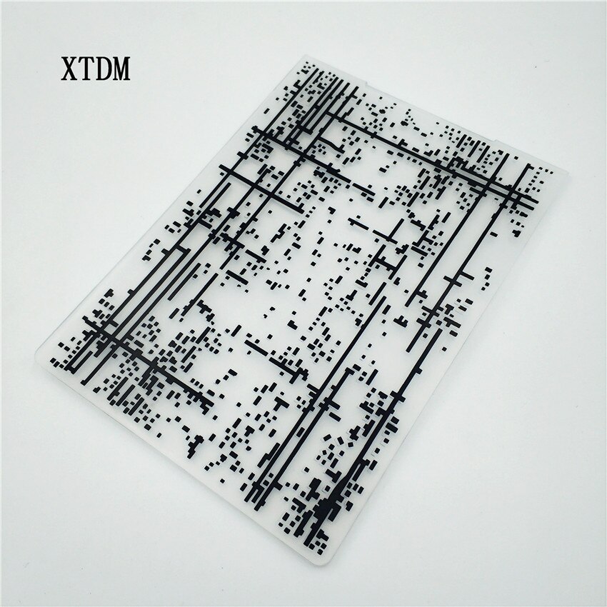 plastic pixel template craft card making paper car... – Grandado