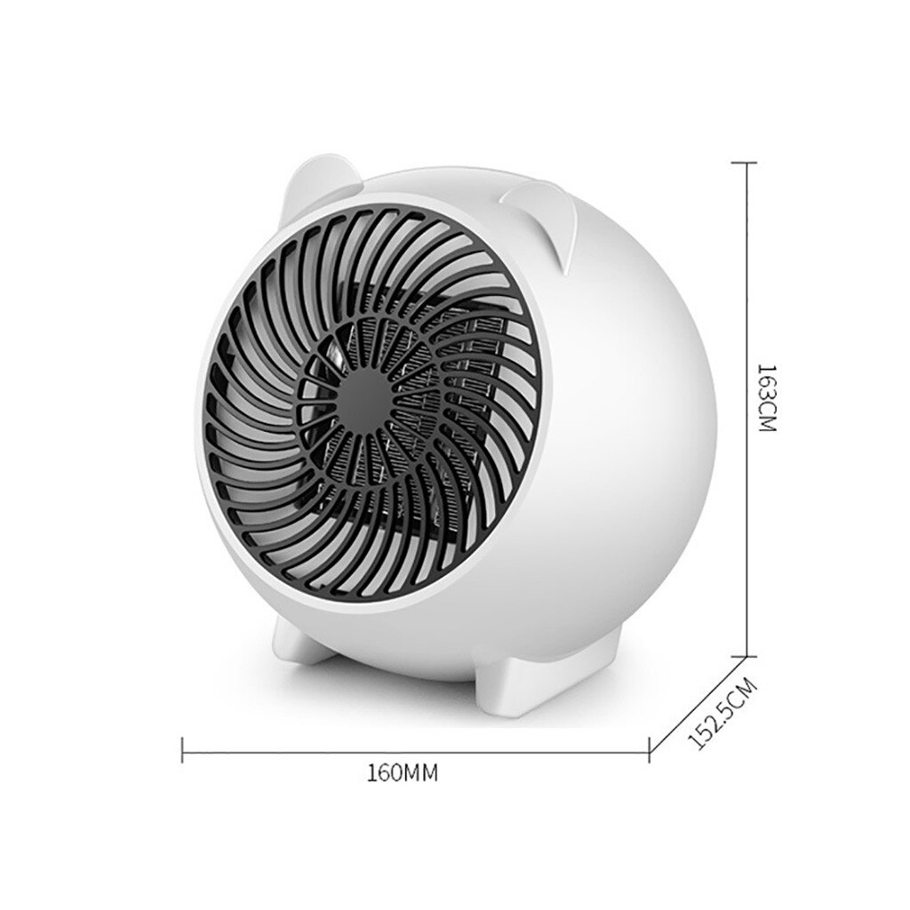 40# Portable Fan Heater Desktop Cartoon Heater For... – Vicedeal