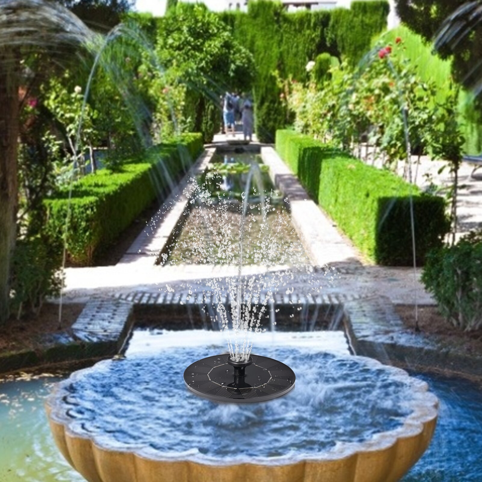 Floating Solar Fontein Tuin Fontein Zwembad Vijver... – Grandado