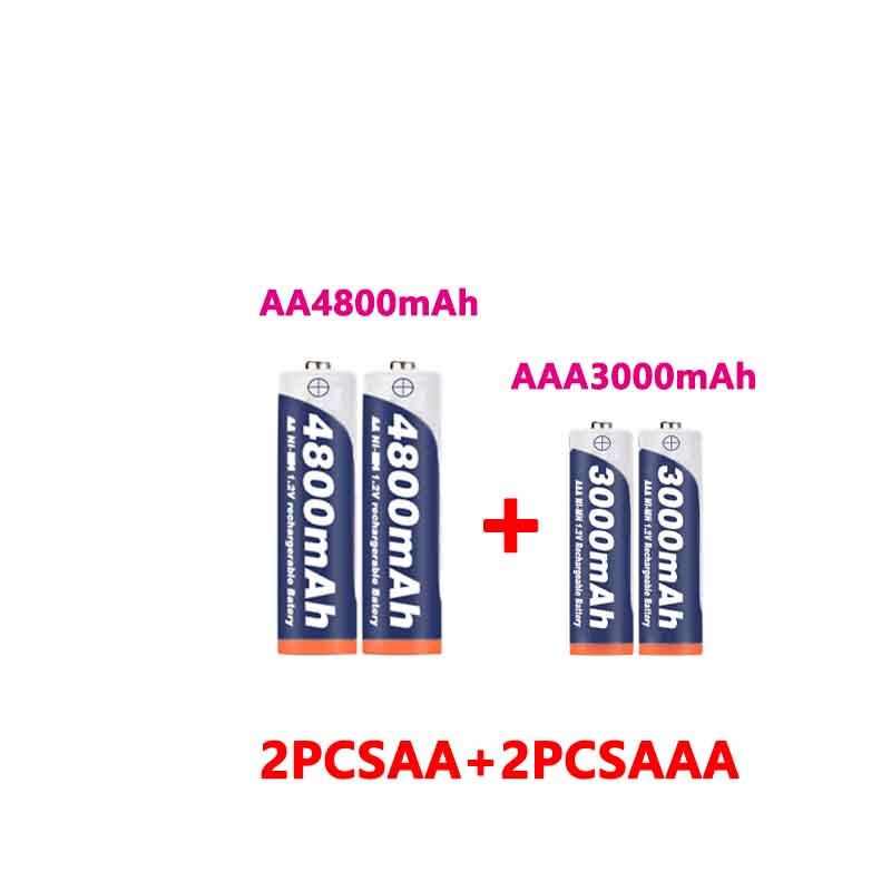 AAA + AA rechargeable AA 1.5V 3800mah - 1.5V AAA 3... – Vicedeal