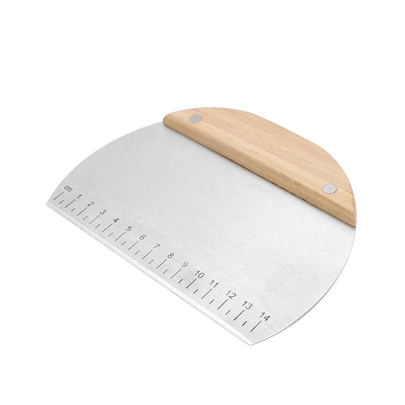 Scale Flour Cutter Oak Handle Dough Cutter Wolf To... – Grandado