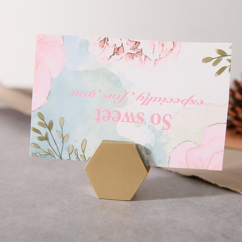 Custom Brass Greeting Business Tag Card Display Si... – Vicedeal