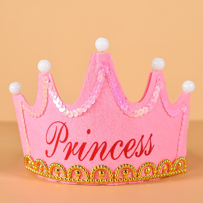 Lighting Crown Happy Birthday Hats For Kids Birthd... – Grandado