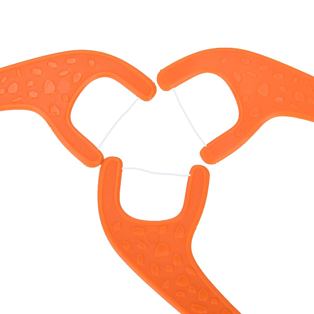 24PCS/box Orange Dental Floss Teeth Stick Tooth Pi... – Grandado