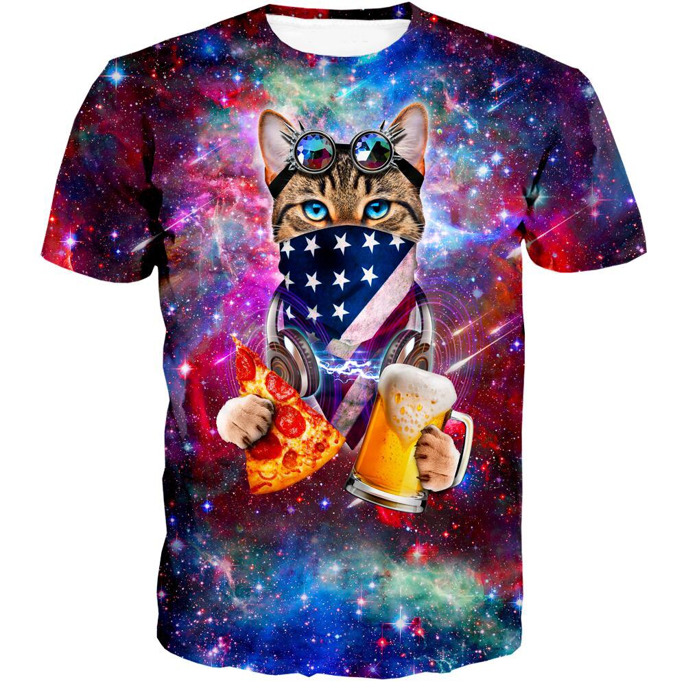 PLstar Cosmos summer vibes Men t-shirt Galaxy USA ... – Grandado