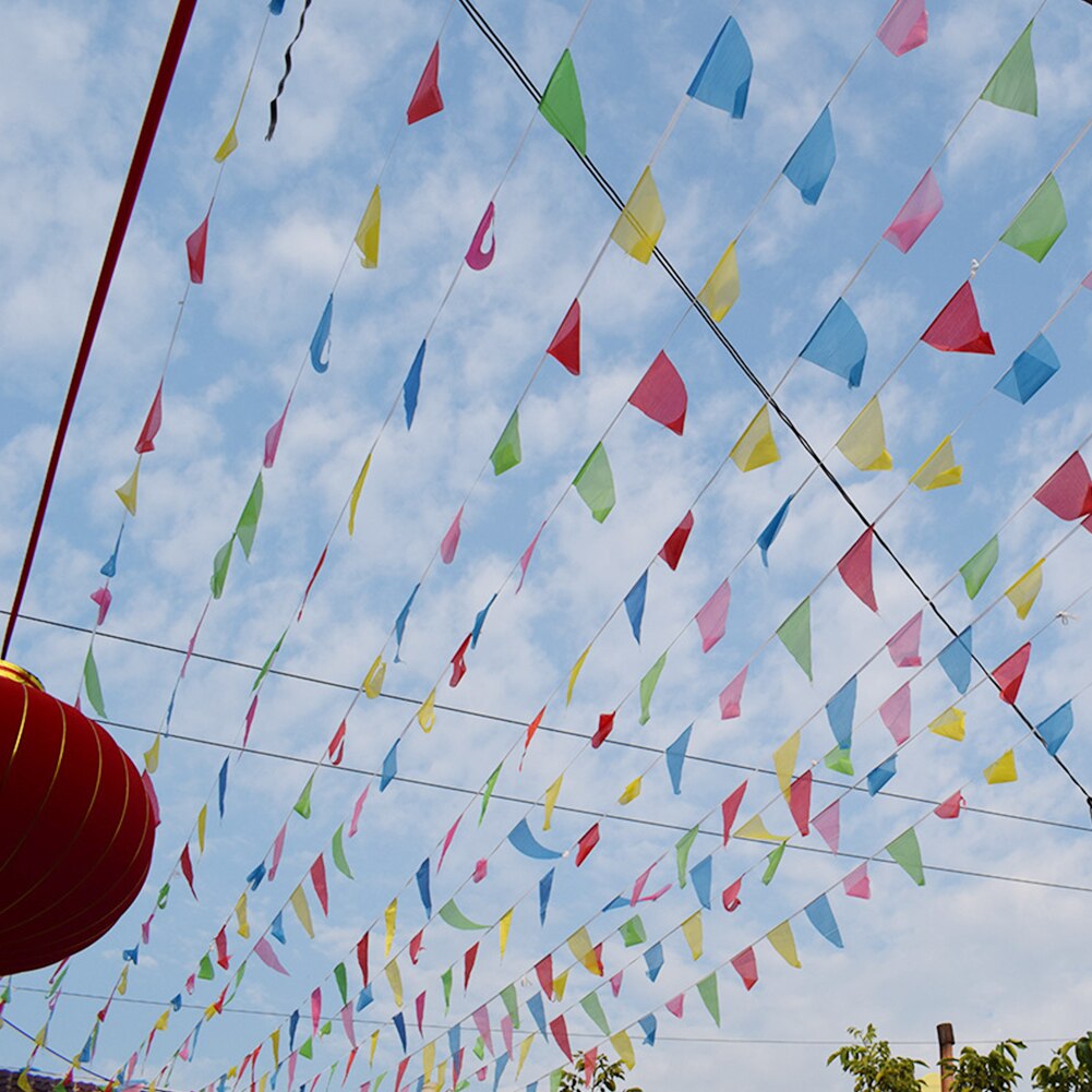 Pennant Flag Flag Bunting Dress Up Festive Flag We... – Grandado