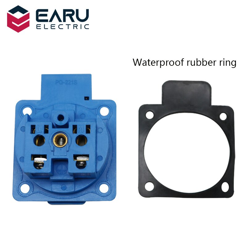 16A FR Standard Waterproof Socket IP44 Industrial ... – Grandado