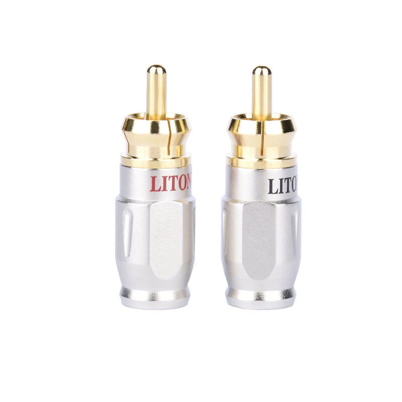 DIYLIVE HiFi LITON Litton audio plug RCA plug car ... – Grandado