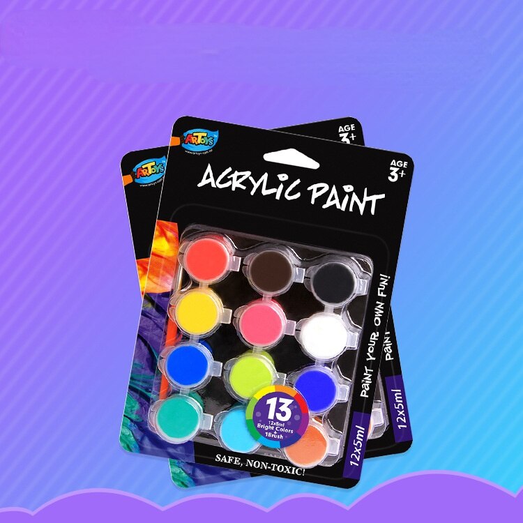 Kinderen Acryl Verf Set Diy Art Verf Student Brief... – Vicedeal
