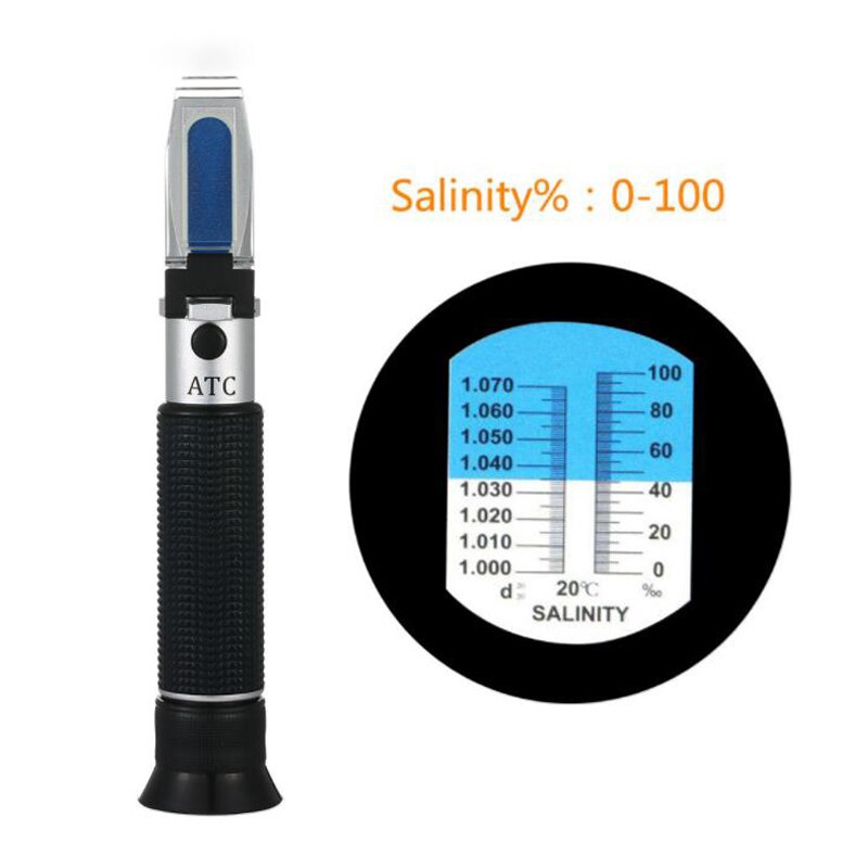 Concentration 0-100% Salinometer Portable Salinity... – Grandado