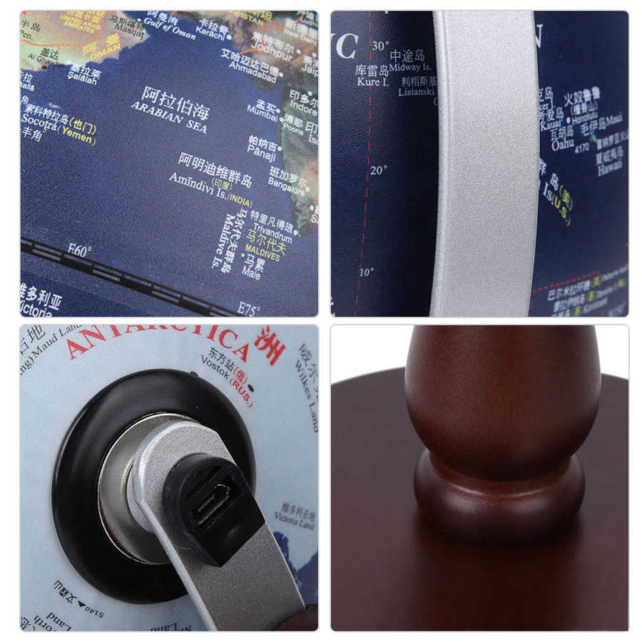 20CM 3D Retro Globe HD Student Learning Tools Stud... – Grandado