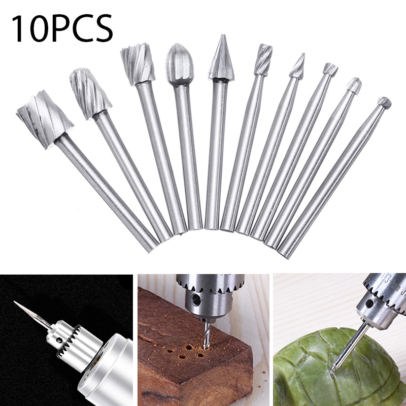 100Pcs 3mm HSS Routing Rotary Burr Bestand Set Fre... – Grandado