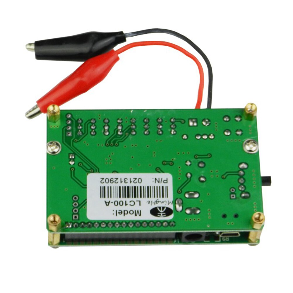 100A LCD Capacitance Meter Inductance Desk Test Tool Digital Meter ...