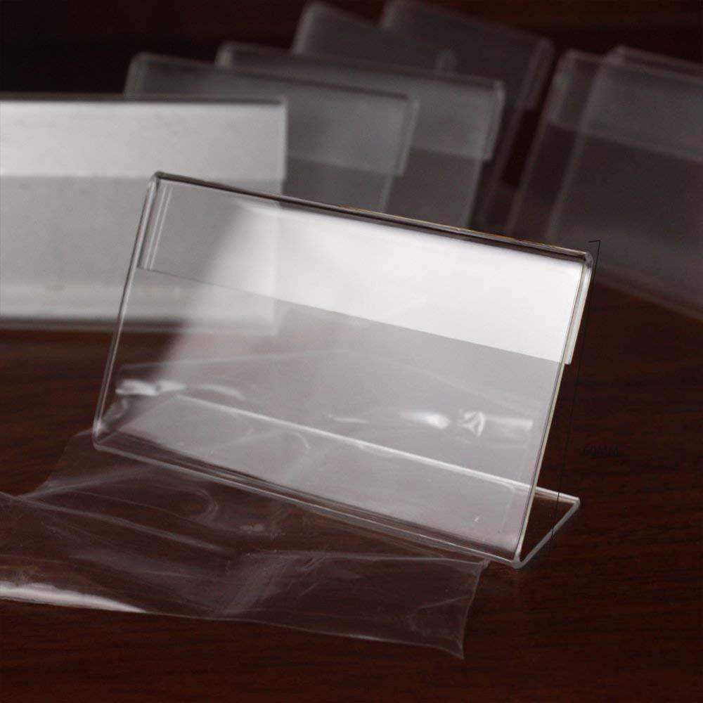 Acrylic T 1.3mm Clear Plastic Desk Sign Label Fram... – Grandado