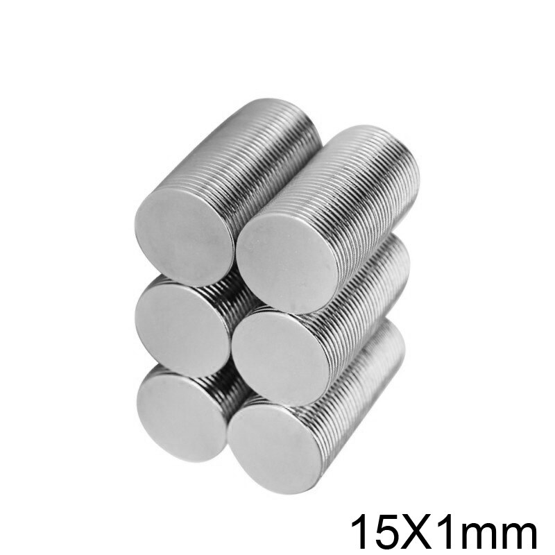 10~300pcs 15x1 mm Powerful Round Magnets 15mmx1mm ... – Grandado