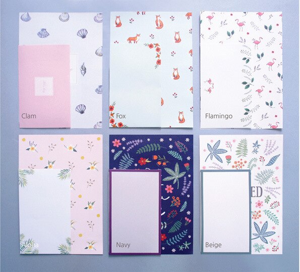 6 PCS/Lot Postcard Letter Stationery Paper Mini En... – Grandado