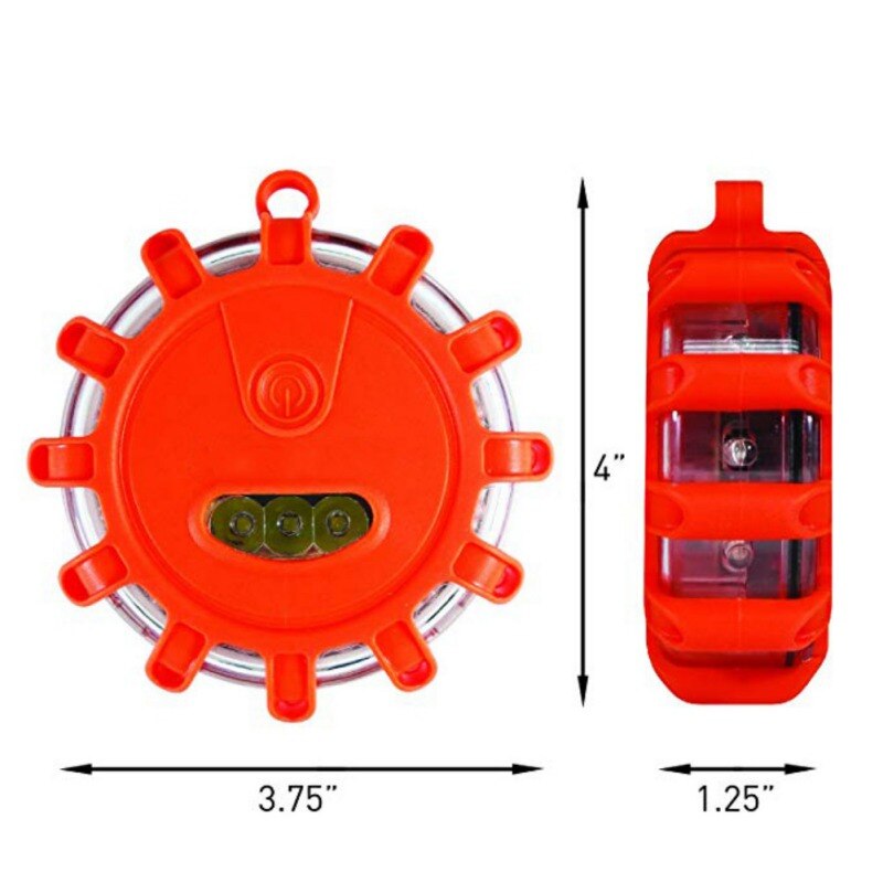 LED Road Flares Warning Light Emergency Disc Roadside Safety Light For ...