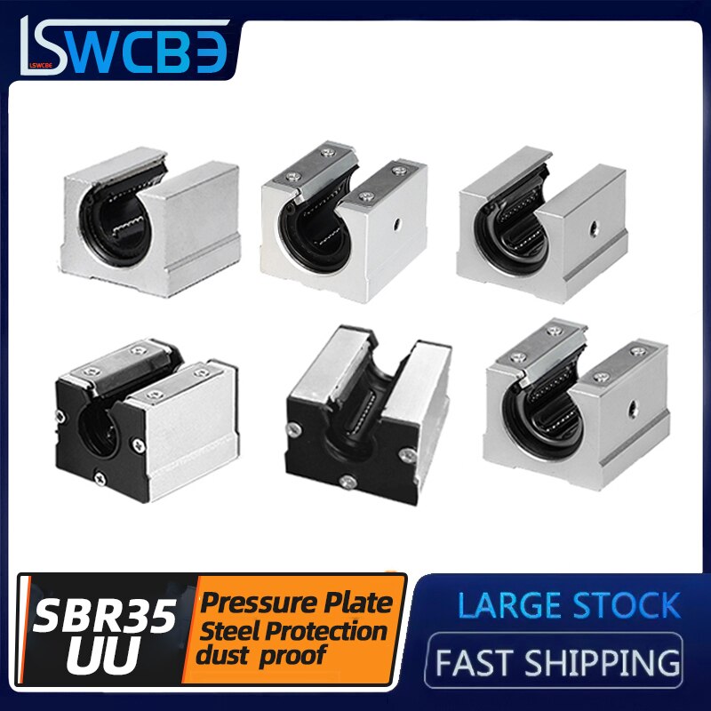 Standard open-box linear slider bearing SBR35UU sl... – Grandado