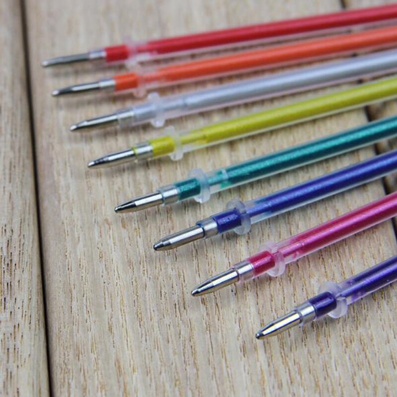 8pcs/Lot Colorful 0.5mm Pen Refills 8 Colors Refil... – Grandado