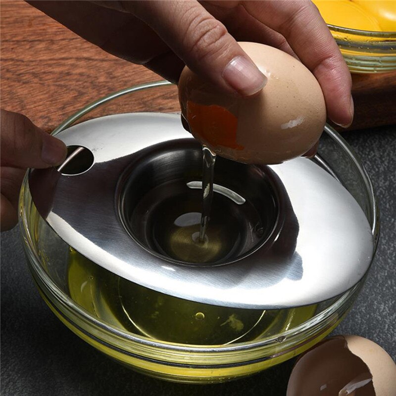 Egg Separator, Stainless Steel Egg Yolk White Sepa... – Grandado